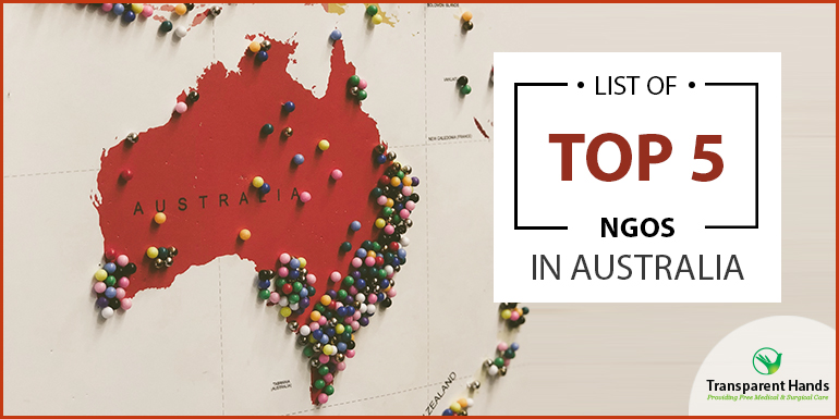 List of Top 5 NGO's in Australia - Transparent Hands