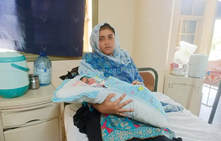 Sheeza Safely Delivered a Baby Boy Through a C-section - Transparent Hands