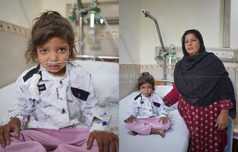 You Ensured Fazeela’s Survival Through Heart Surgery - Transparent Hands
